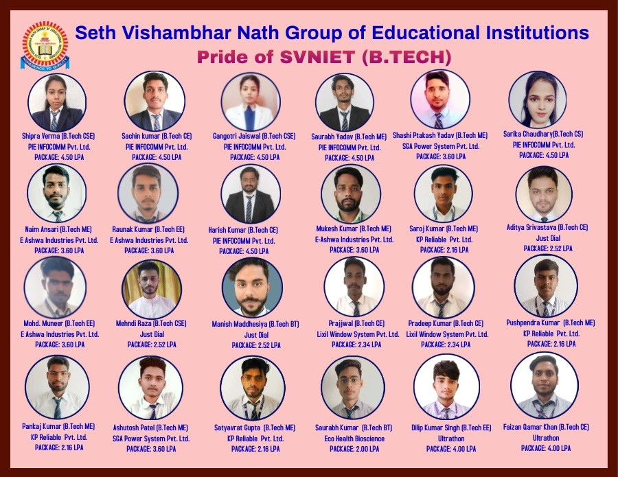 SVN Training | Student Success | best btech colleges in up
